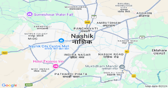 Tourist Map Guide of Nashik – Mumbai Orbit
